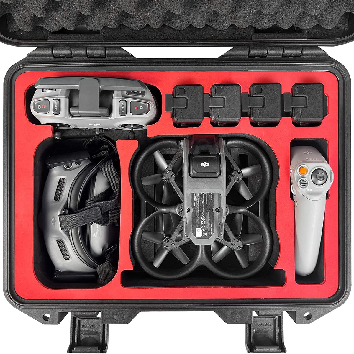 FPVtosky Hard Case for DJI Avata (DJI Goggles V2 / Goggles 2 / Goggles ...